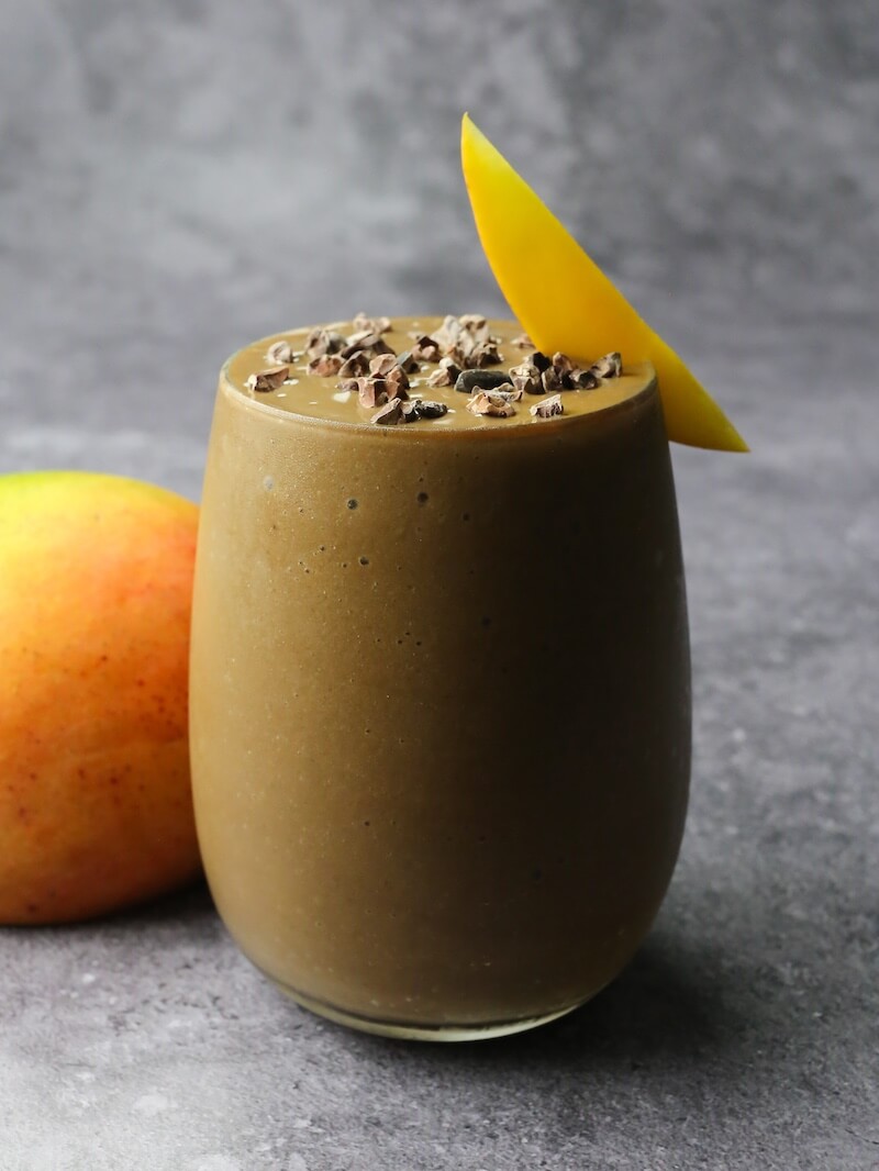 Chocolate Mango Protein Smoothie