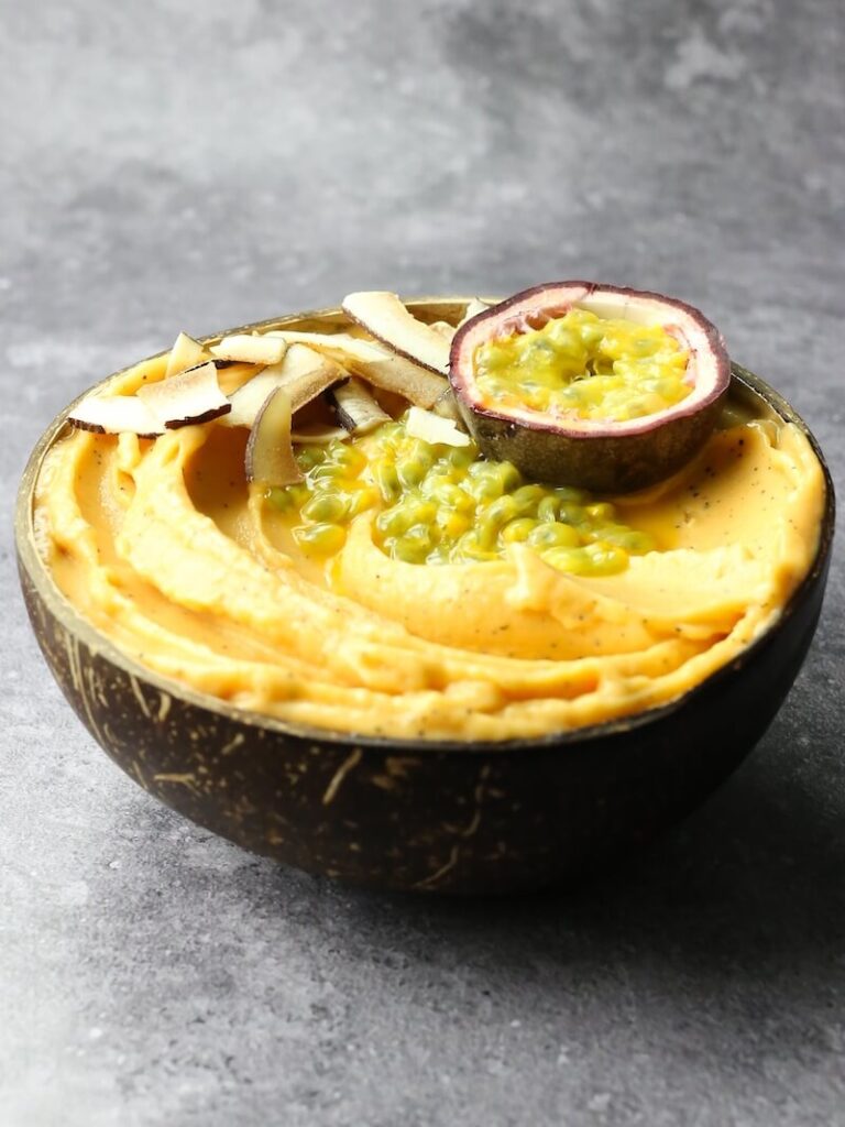 Thick Papaya Smoothie Bowl