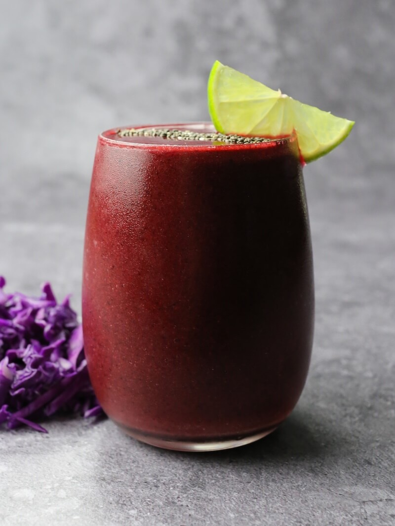 Red Cabbage Smoothie for Weight Loss