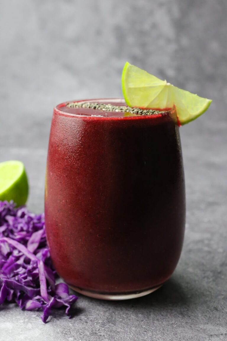 Red Cabbage Smoothie for Weight Loss