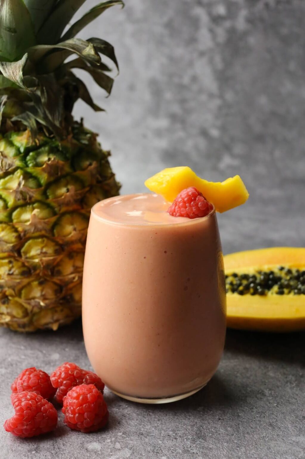 Tropical Twist Raspberry Smoothie